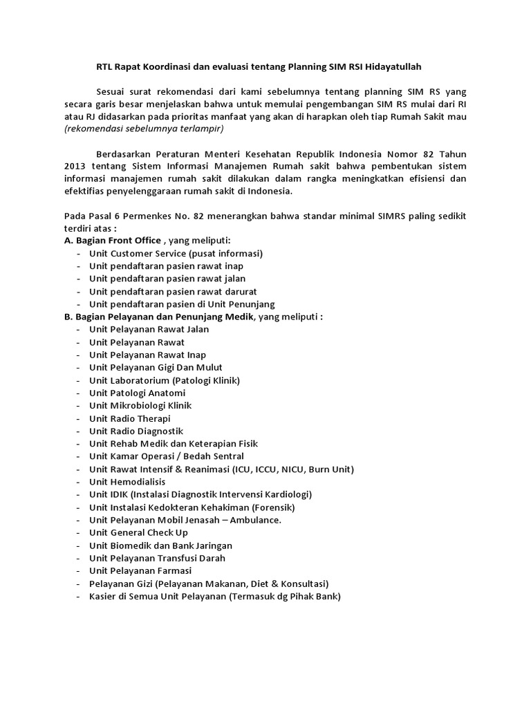 Latar Belakang Simrs (Flowchart) | PDF