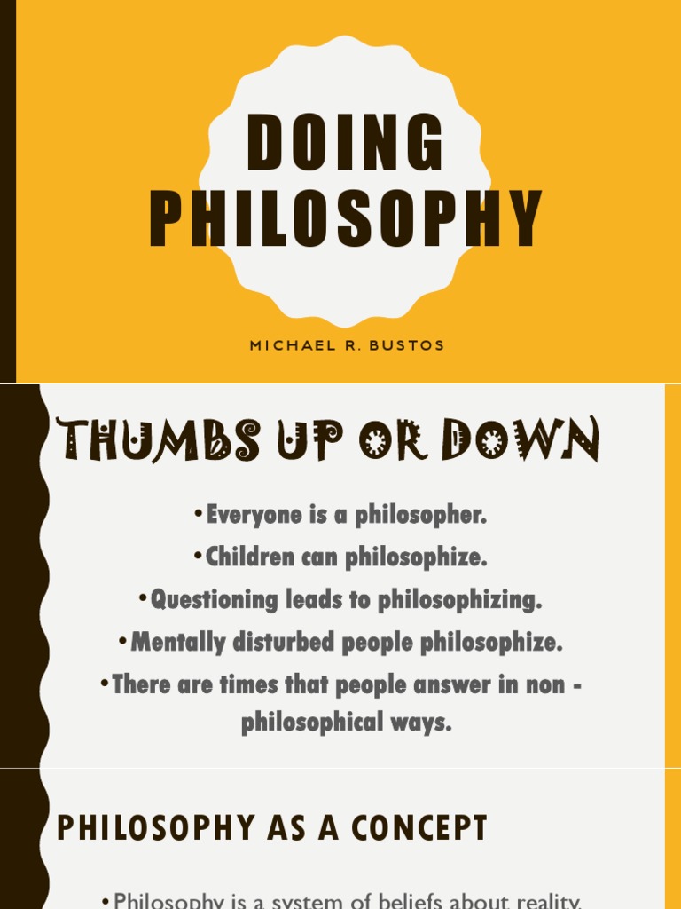 Exploring Life's Big Questions: A Discussion of Philosophy as a Process ...