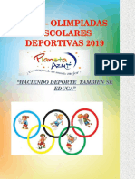 Mini Olimpiadas 2022 en Preescolar | PDF | Educación de la primera infancia