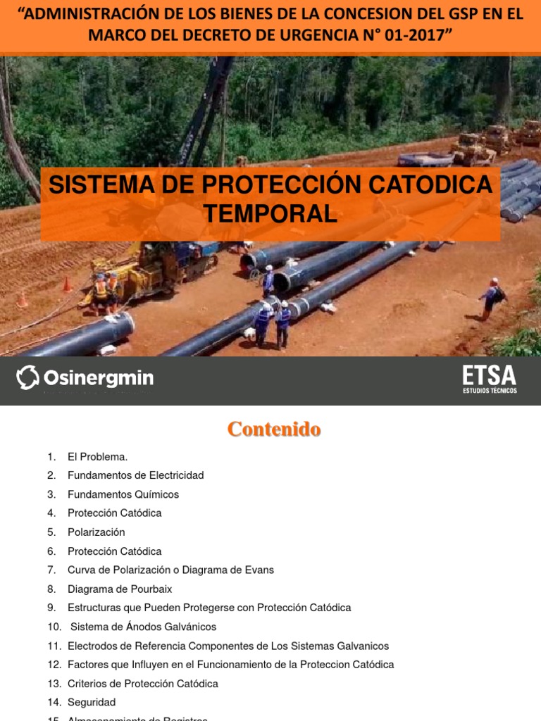 Presentación Protección Catodica | PDF | Redox | Electroquímica