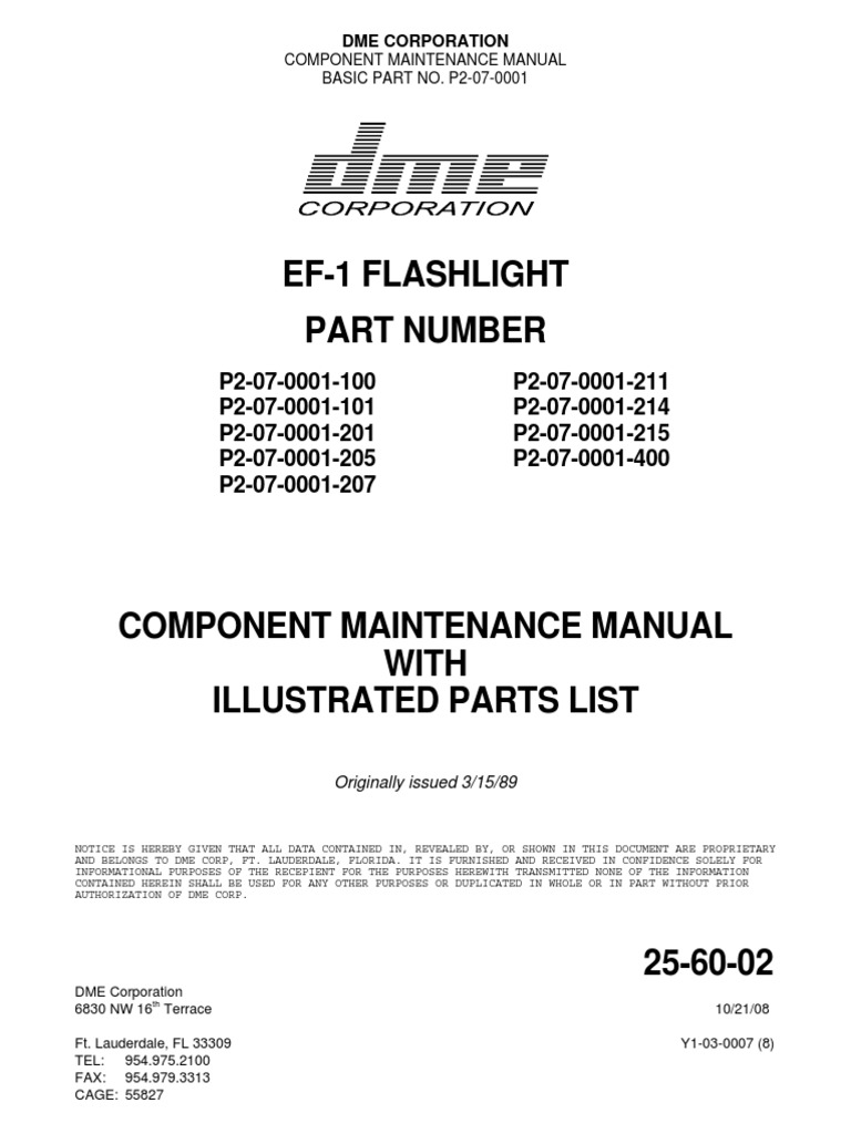 25-60-02 R8 Book 13420 Dme | PDF | Flashlight | Electrical Components