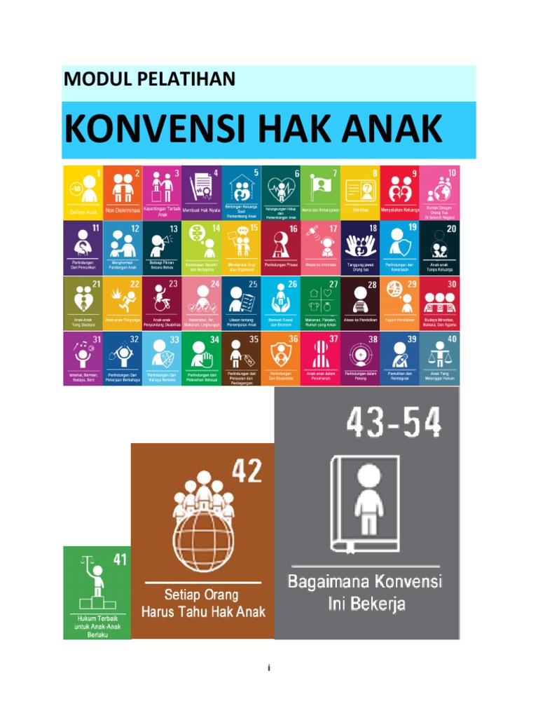 Modul Pelatihan Konvensi Hak Anak | PDF