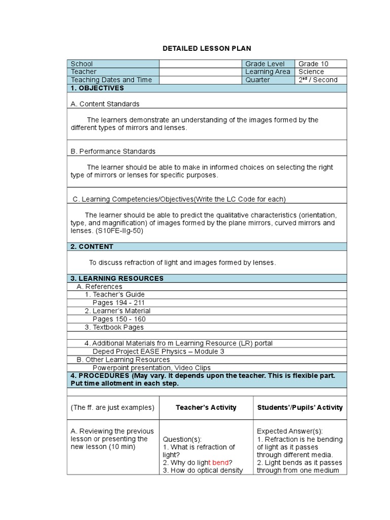 Refraction of Light Lenses | PDF | Refraction | Optics