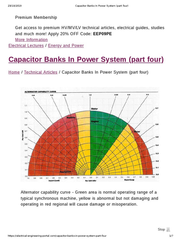 Capacitor Banks | PDF | Electric Power System | Capacitor