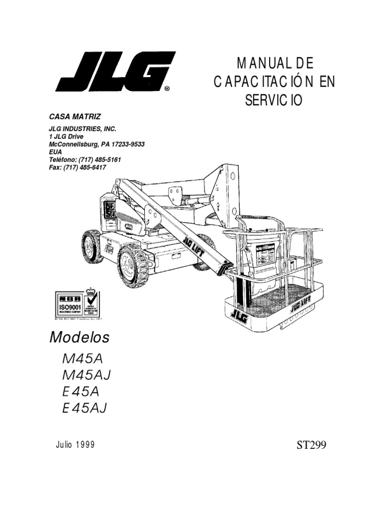 E45 JLG | PDF | Lubricante | Neumático