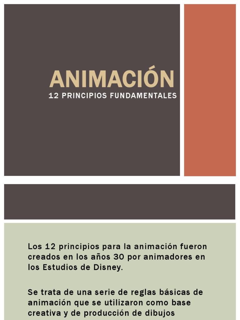 12 Principios Clave de Animación | PDF | Naturaleza