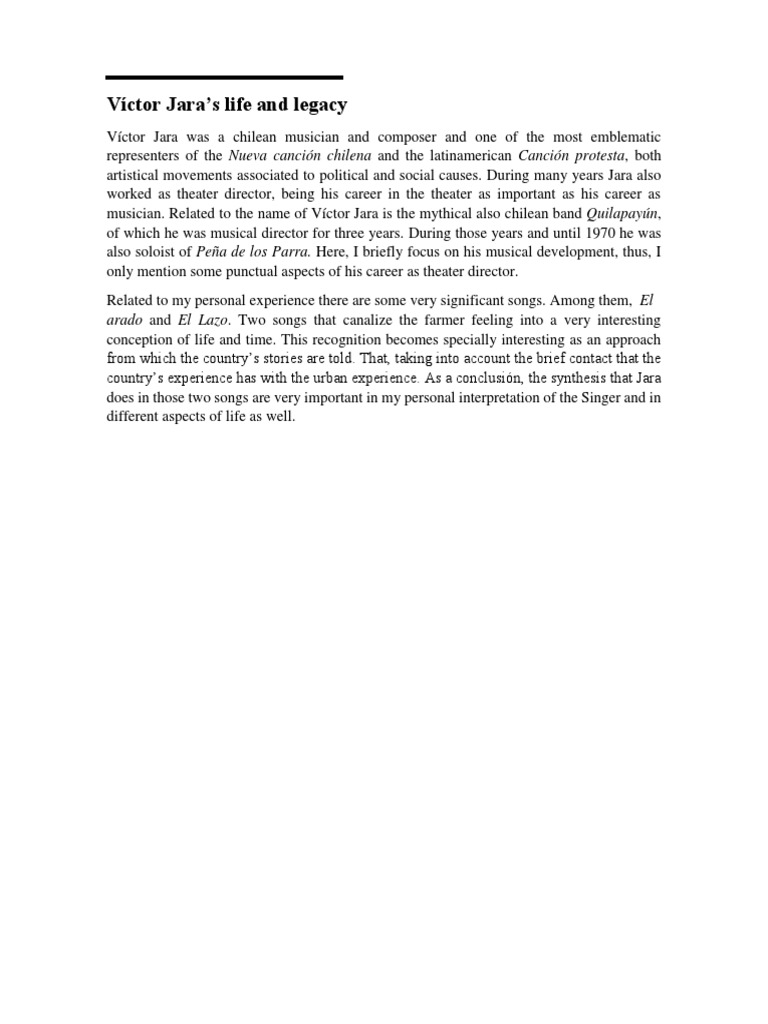 Víctor Jara | PDF
