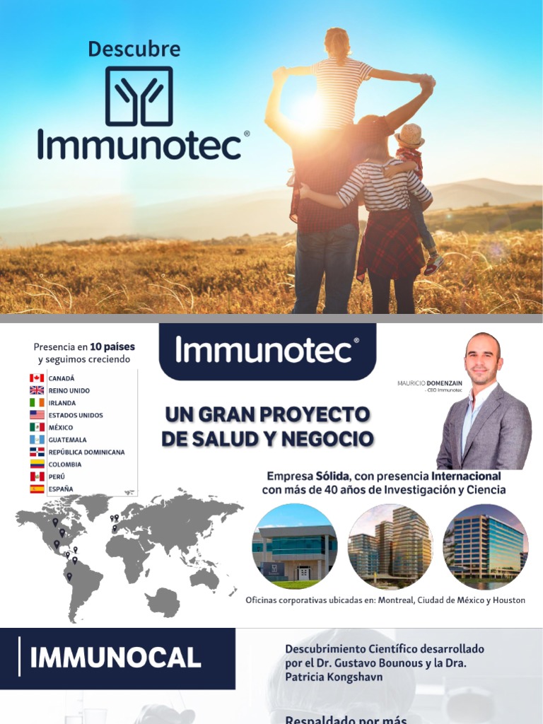 Descubre Immunotec Usa | PDF