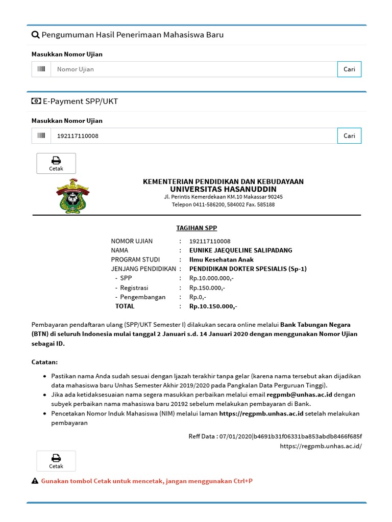 PMB - Unhas Ukt | PDF