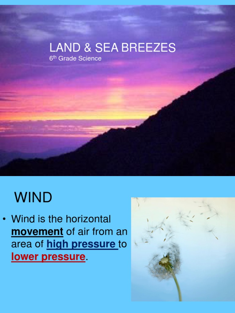 Land and Sea Breezes Explained | PDF