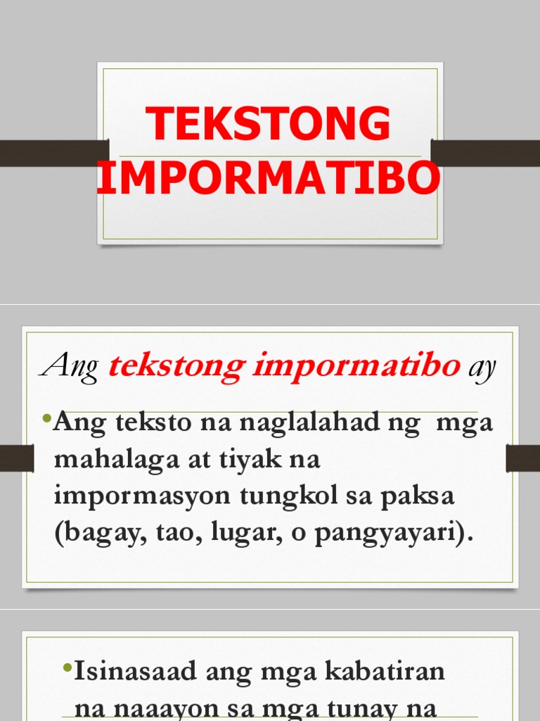 Filipino Report | PDF