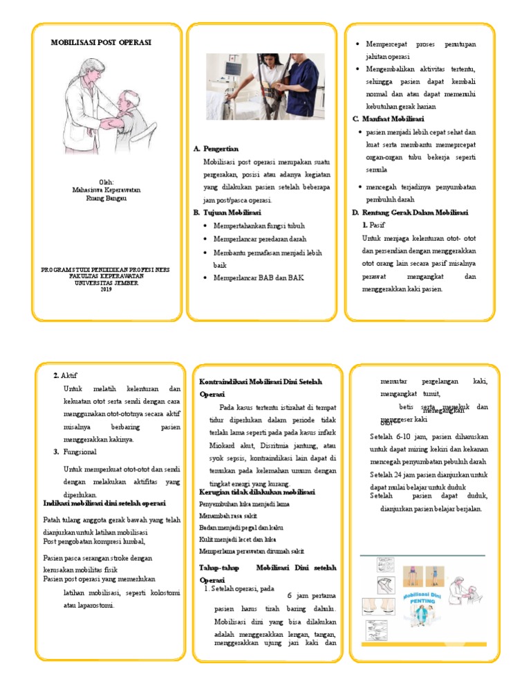 Leaflet Mobilisasi | PDF