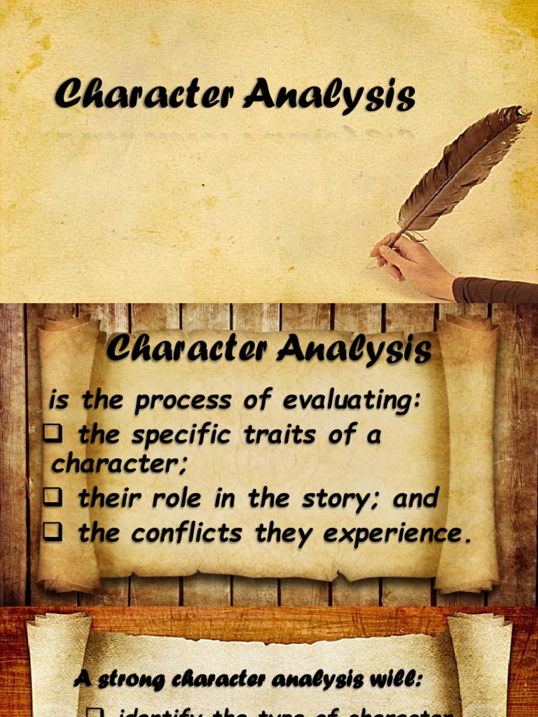 Character Analysis | PDF | Psychological Concepts