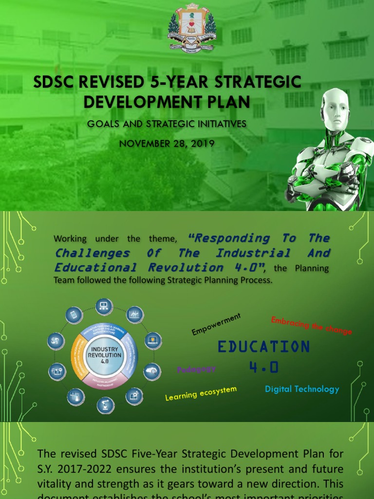 SDSC's Revised 5-Year Strategic Development Plan Aligns Goals and ...