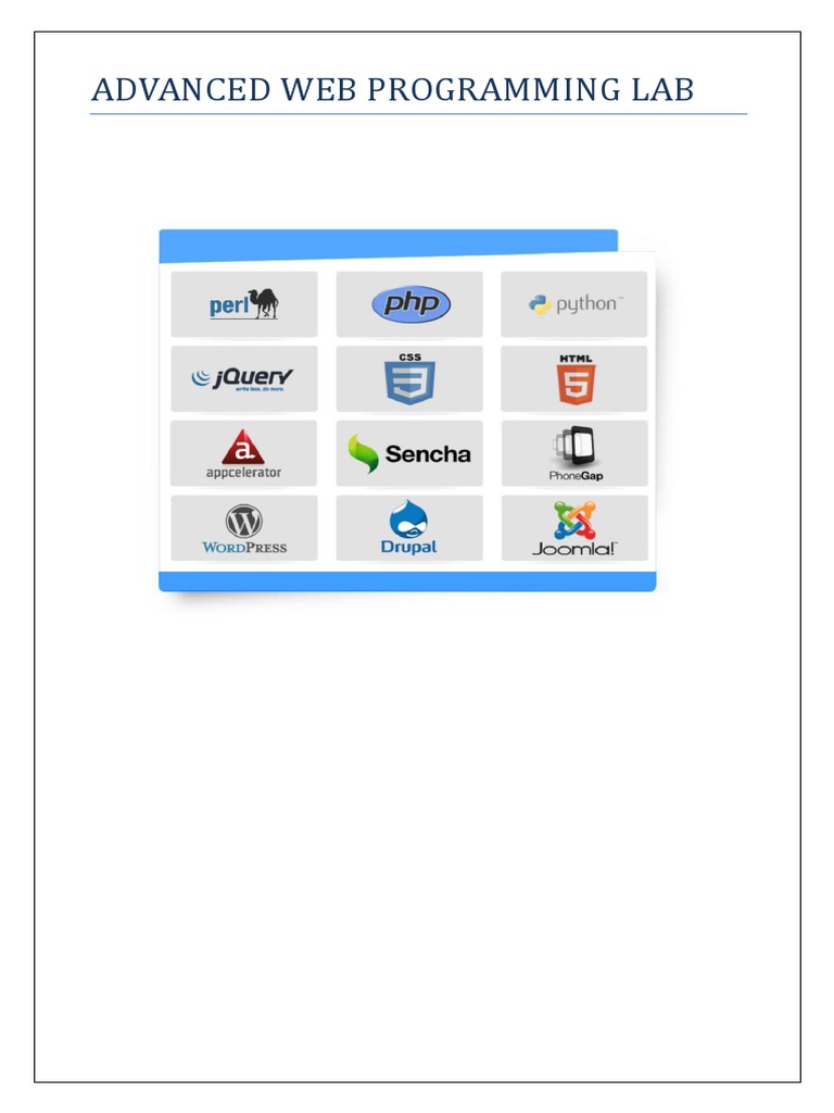 Advanced Web Programming Lab | PDF | Cascading Style Sheets | Computer ... Advanced Web Programming Lab | PDF | Cascading Style Sheets | Computer ...