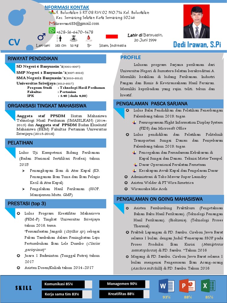CV Dedi Irawan | PDF