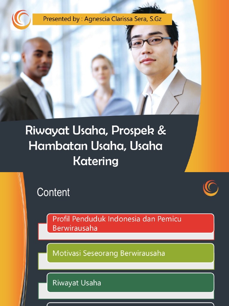 Riwayat Usaha Prospek Hambatan Usaha and Usaha Katering | PDF