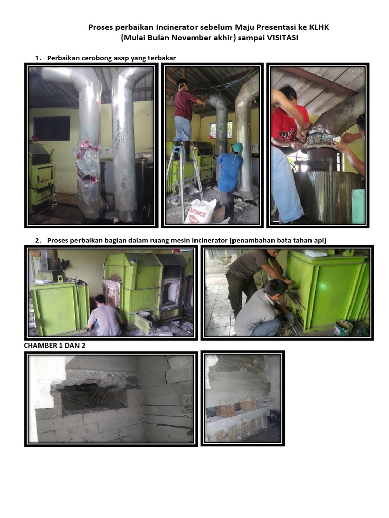 DOKUMENTASI Proses Perizinan Incinerator | PDF