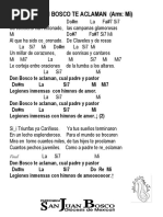 Himno A Don Bosco Letra | PDF