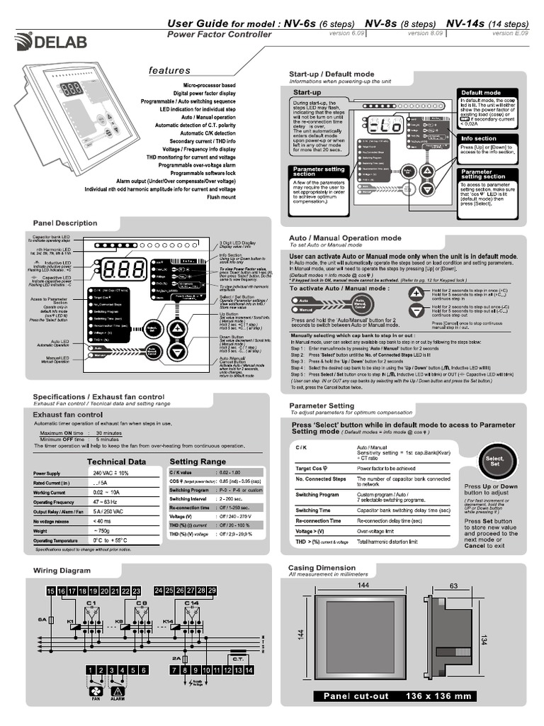 Cat - Nv6-14 Manual PDF | PDF