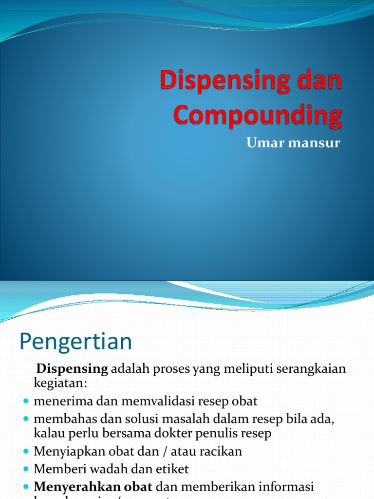 Dispensing Dan Compounding Rev 919 Pdf