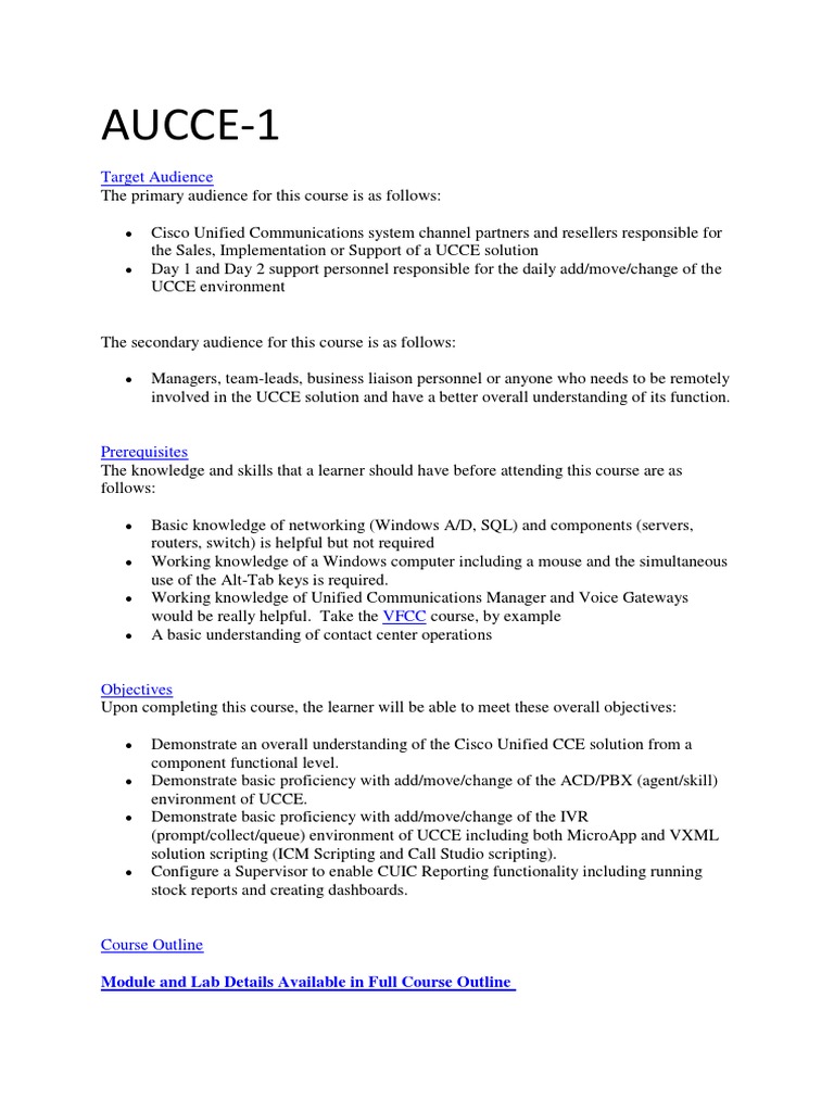 UCCE | PDF | Interactive Voice Response | Session Initiation Protocol