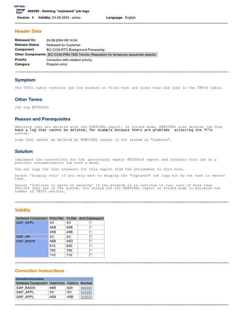 Deleting Orphaned Job Logs | PDF | 64 Bit Computing | Kernel (Operating System)