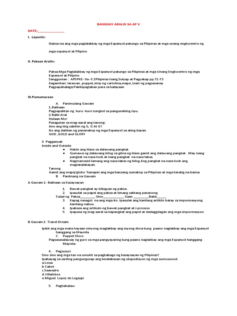 LP Ap Q2 Week 3 | PDF