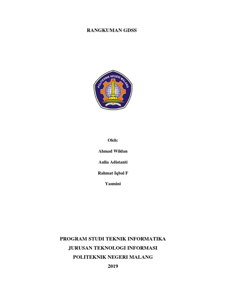 Rangkuman GDSS | PDF