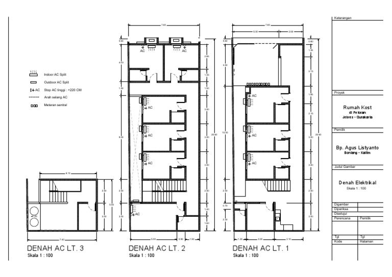 Denah Titik AC | PDF