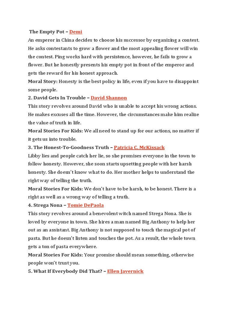 The Empty Pot | PDF | Gratitude