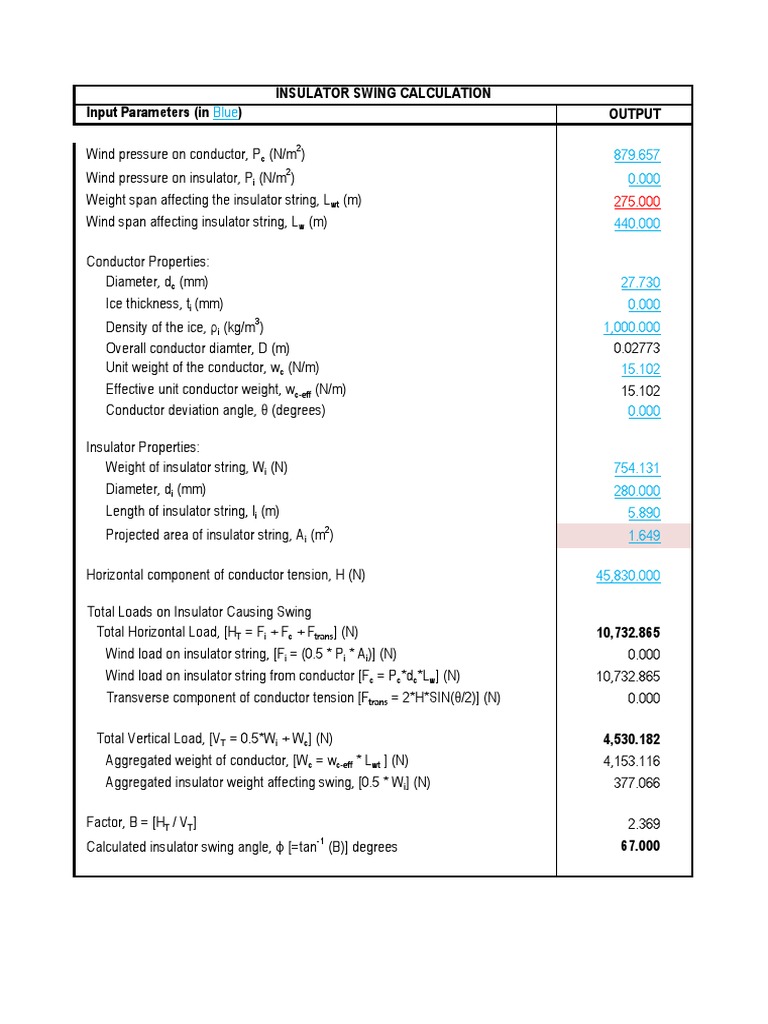Swing Angle Calculations PDF | PDF | Applied And Interdisciplinary ...