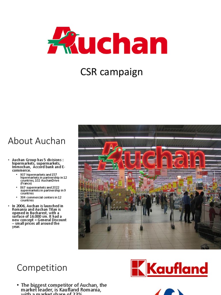 CSR Campaign - Auchan Romania | PDF | Corporate Social Responsibility | Stakeholder (Corporate)