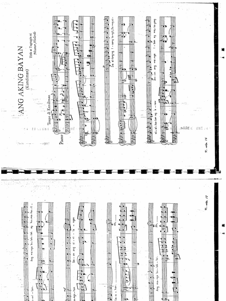 Ang Aking Bayan PDF | PDF