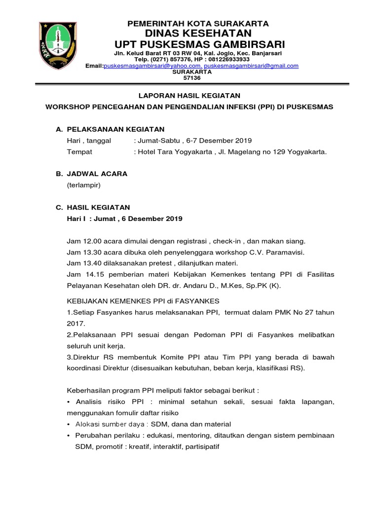 Laporan Workshop Ppi | PDF