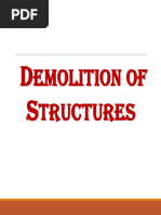 Demolition of Structures | PDF | Demolition | Beam (Structure)