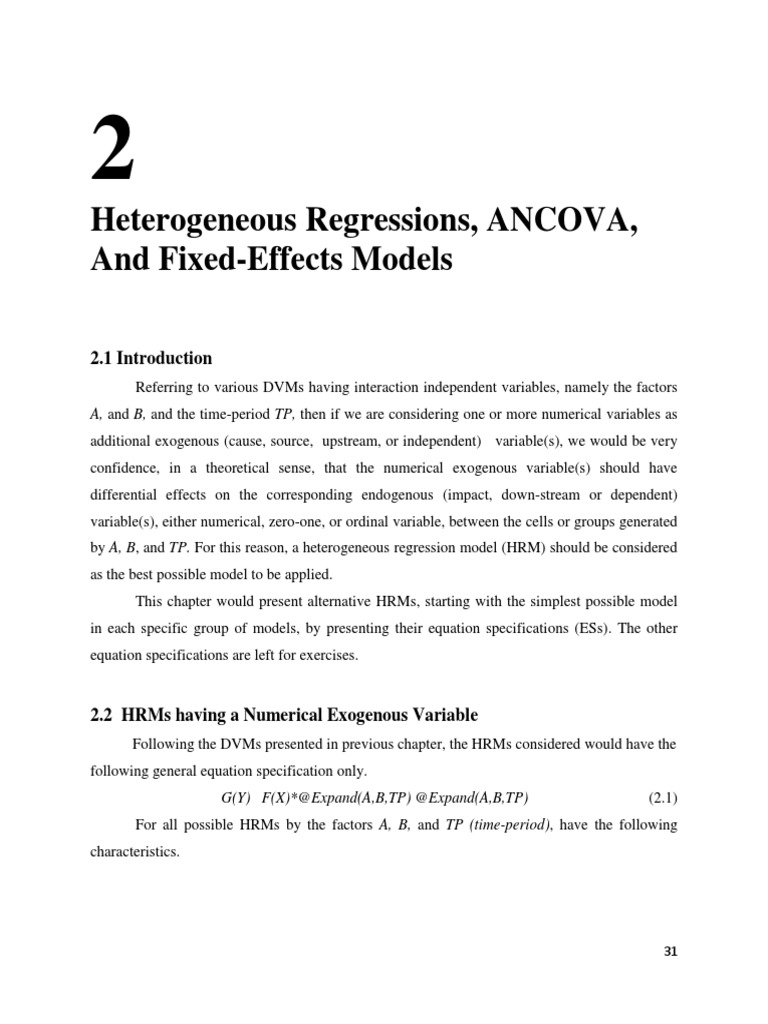 Panel Data Analysis Using EViews Chapter - 2 PDF | PDF | Analysis Of ...