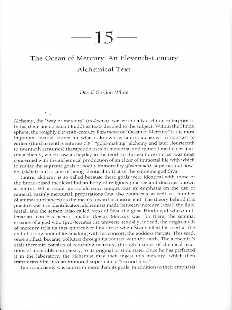 7 D. White Rasarnava 1 Cap PDF | PDF | Tantra | Alchemy