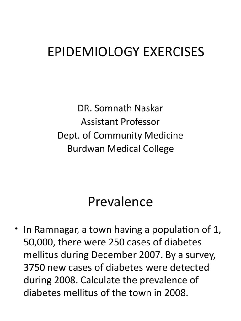 Epidemiology Calculations Guide | PDF | Sensitivity And Specificity ...