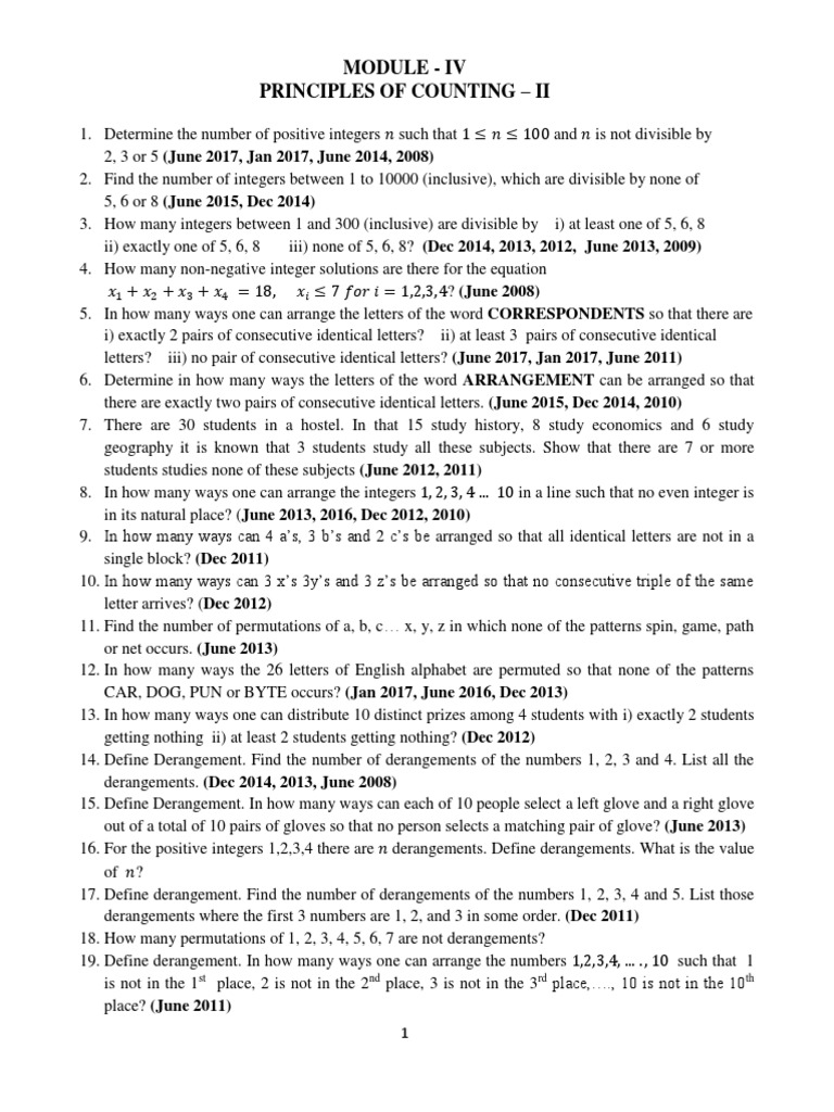 Module Iv | PDF | Recurrence Relation | Mathematical Objects