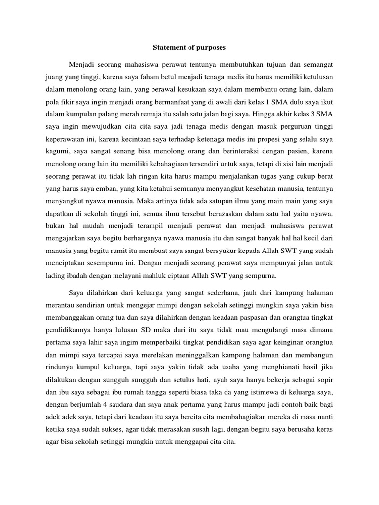 Essay Beasiswa | PDF | Pengembangan Diri | Kesehatan Holistik