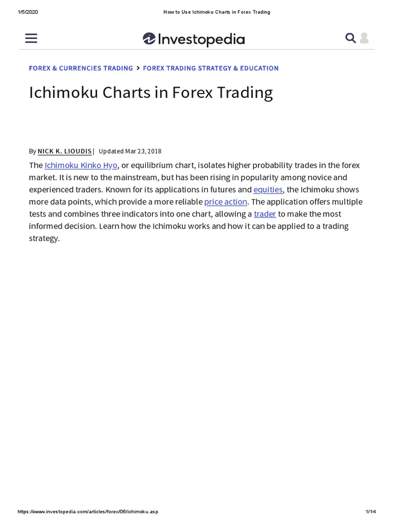 How To Use Ichimoku Charts in Forex Trading | PDF | Foreign Exchange Market | Technical Analysis