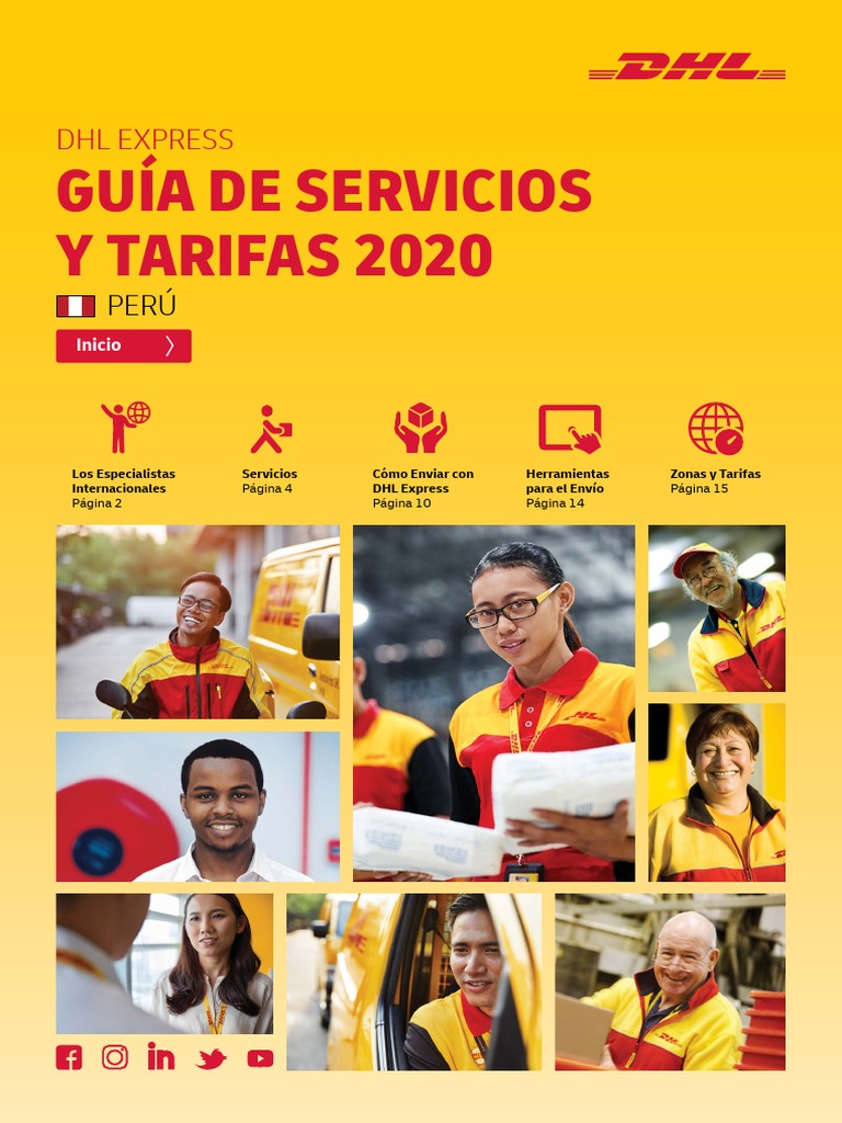 DHL Express Rate Transit Guide Pe Es | PDF | aduana | Comercio