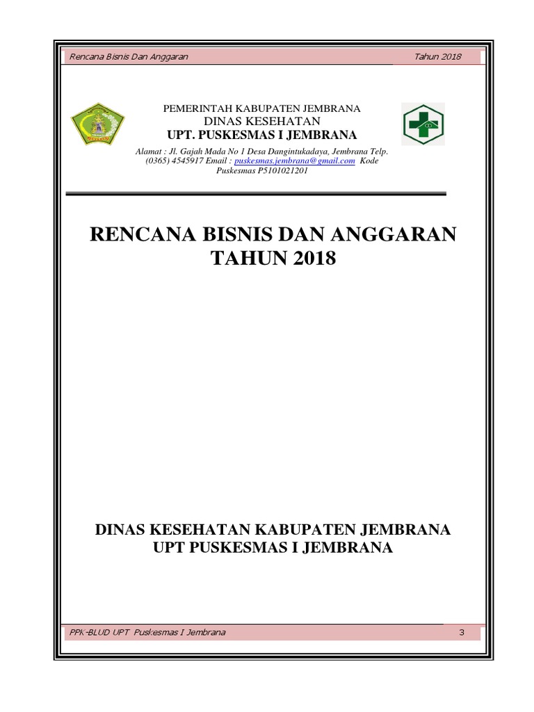 Contoh RBA I JEMBRANA (NARASI) 2018 | PDF