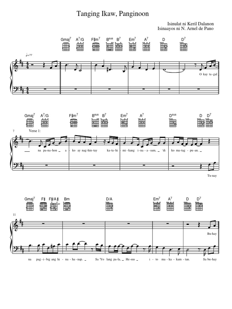 Tanging Ikaw, Panginoon PDF | PDF