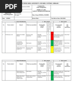 HIRARC Piling Work | PDF | Personal Protective Equipment | Hammer