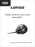 Lonza Certificate of Analysis E50-643 | PDF