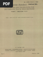 Is 3739 1987 | PDF | Engineering Tolerance | Rolling (Metalworking)