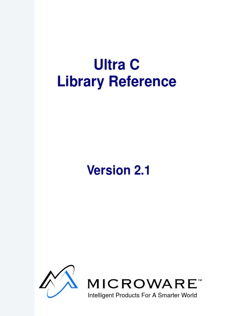 Ultrac Lib Ref PDF | PDF | C (Programming Language) | Pointer (Computer Programming)