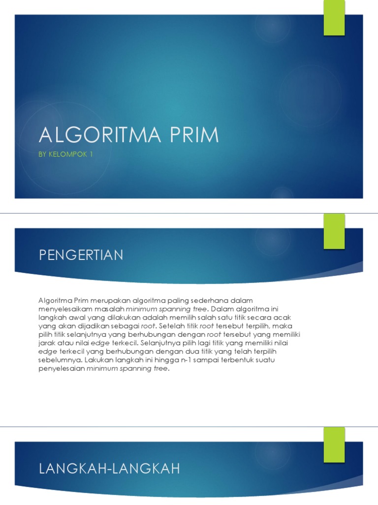 Algoritma Prim | PDF